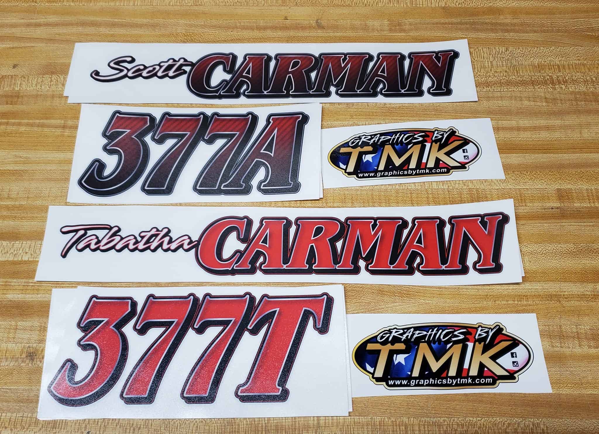 Race Car Driver Names / Car #’s 2-8-2022